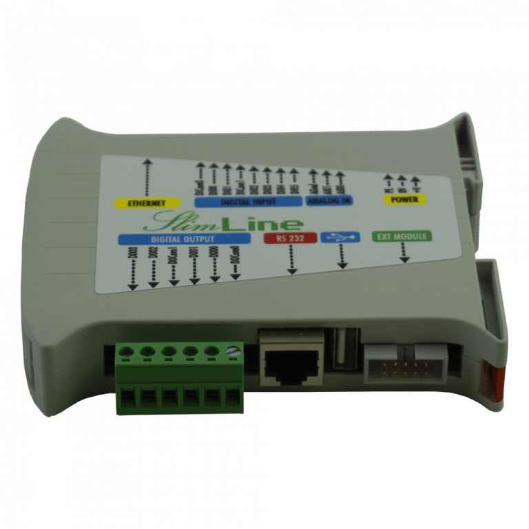 Compact PLC Module with SlimLine LogicLab IEC61131-3 Ethernet