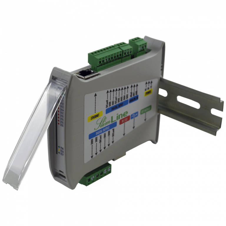 Modulo PLC Compatto con Ethernet SlimLine LogicLab IEC61131-3